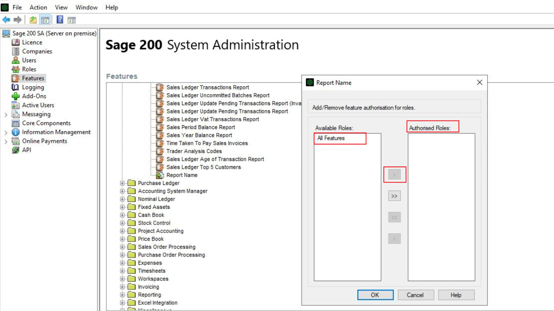 Adding a new report to the Sage 200 menu | Datel